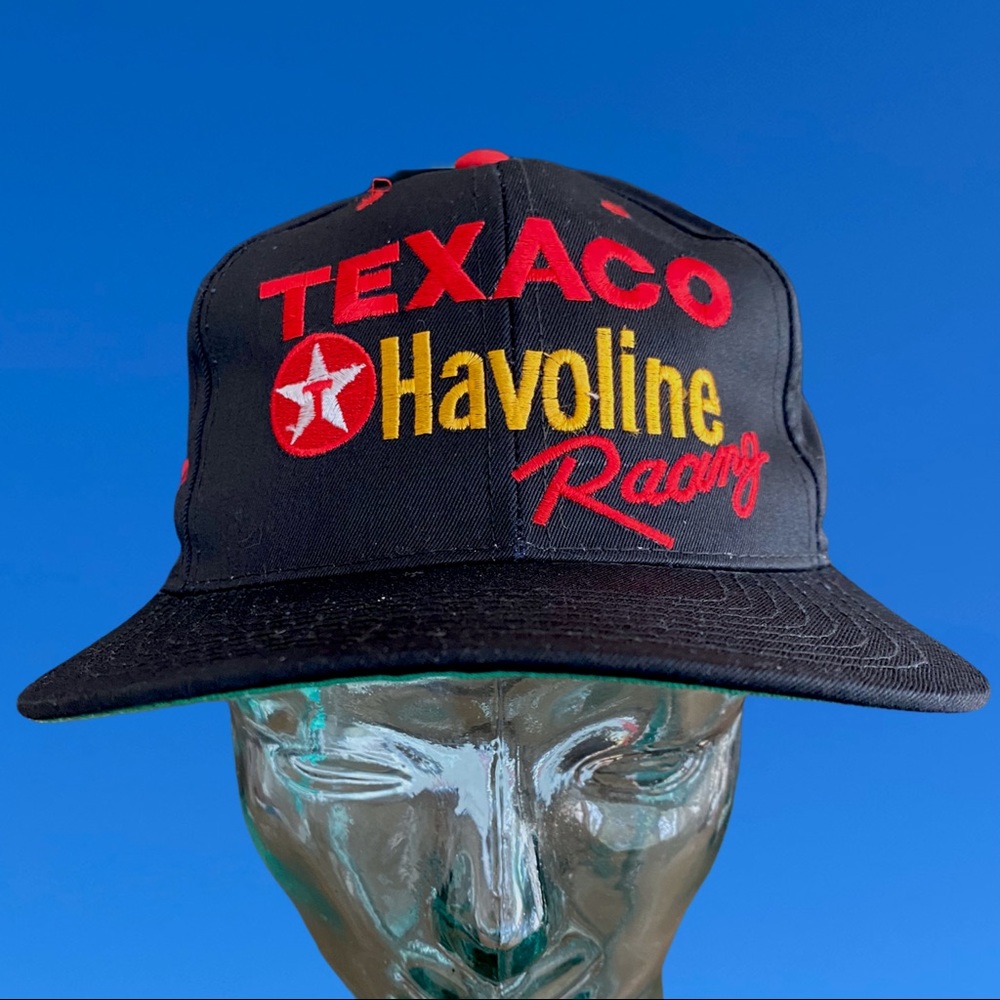 Vintage Nascar Texaco Racing Snapback Baseball Cap - Gem